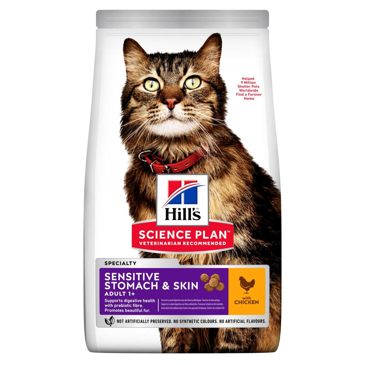 Science Plan Adult Sensitive Stomach & Skin Cat Food 1.5kg – Rokers