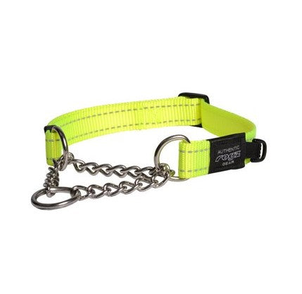 Rogz Control Chain Collar Dayglo Large 37-56cm – Rokers