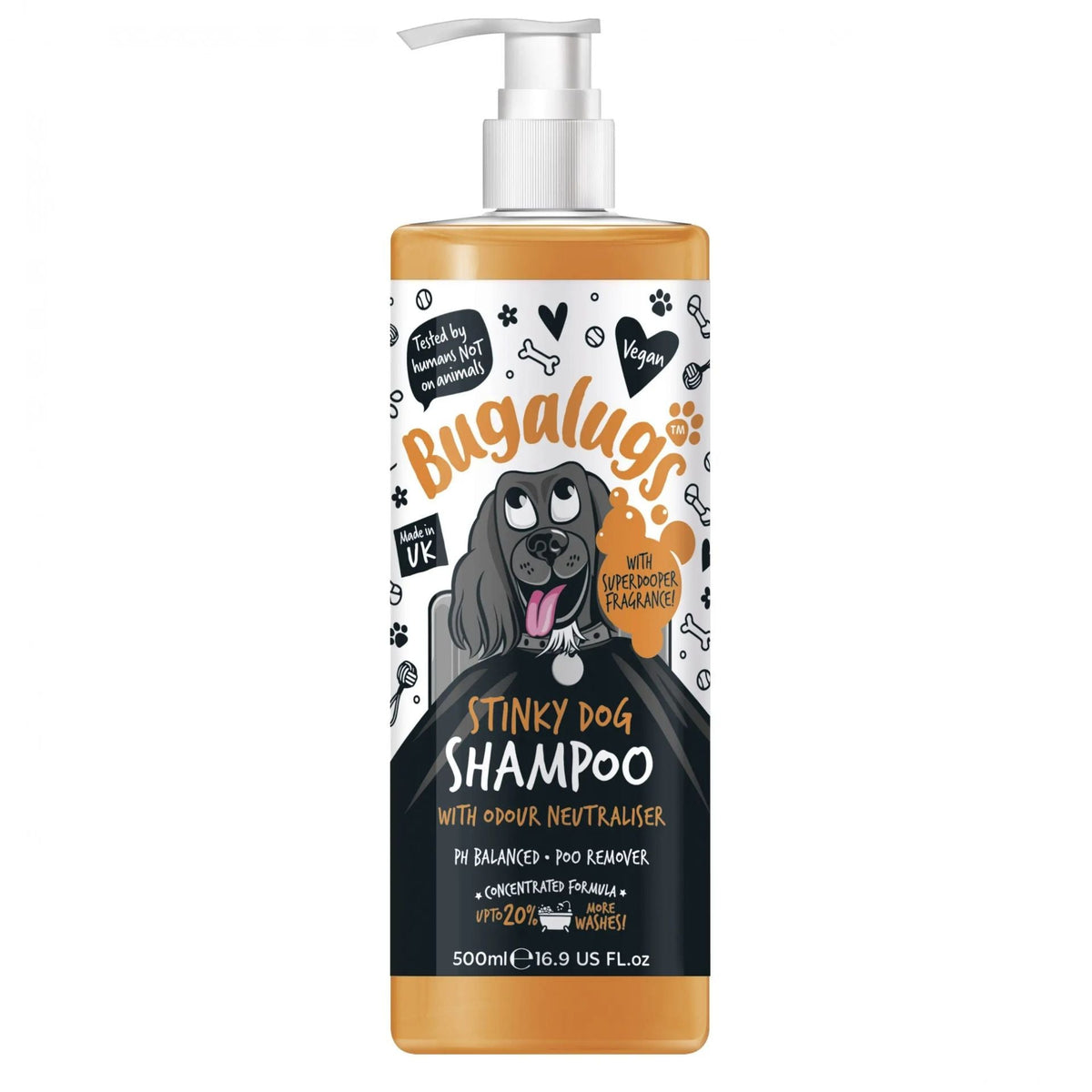 Bugalugs Shampoo Stinky Dog With Odour Neutraliser 500ml – Rokers