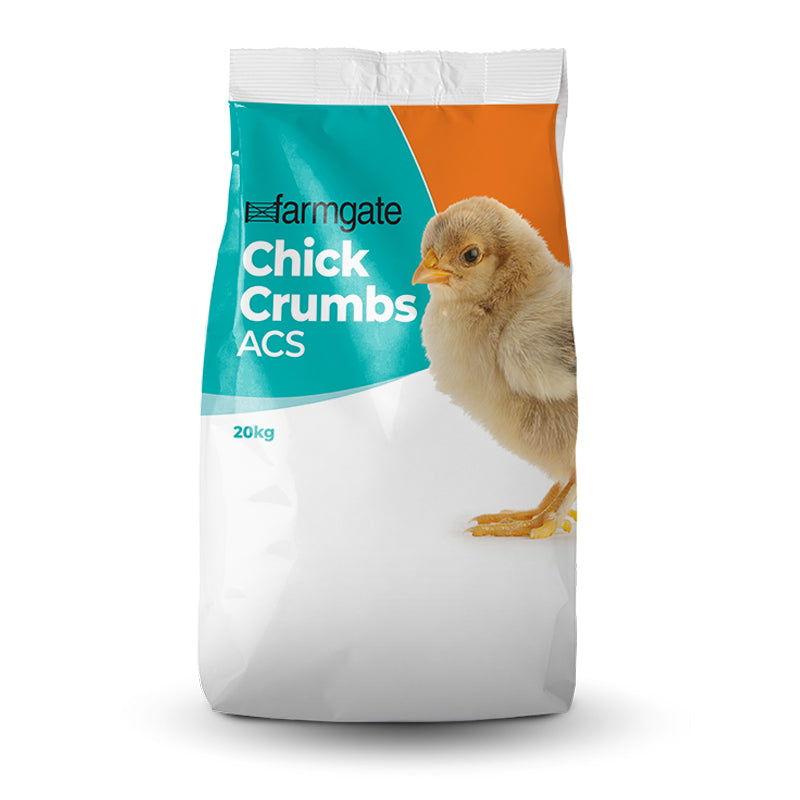 Farmgate Chick ACS Crumbs 20kg – Rokers
